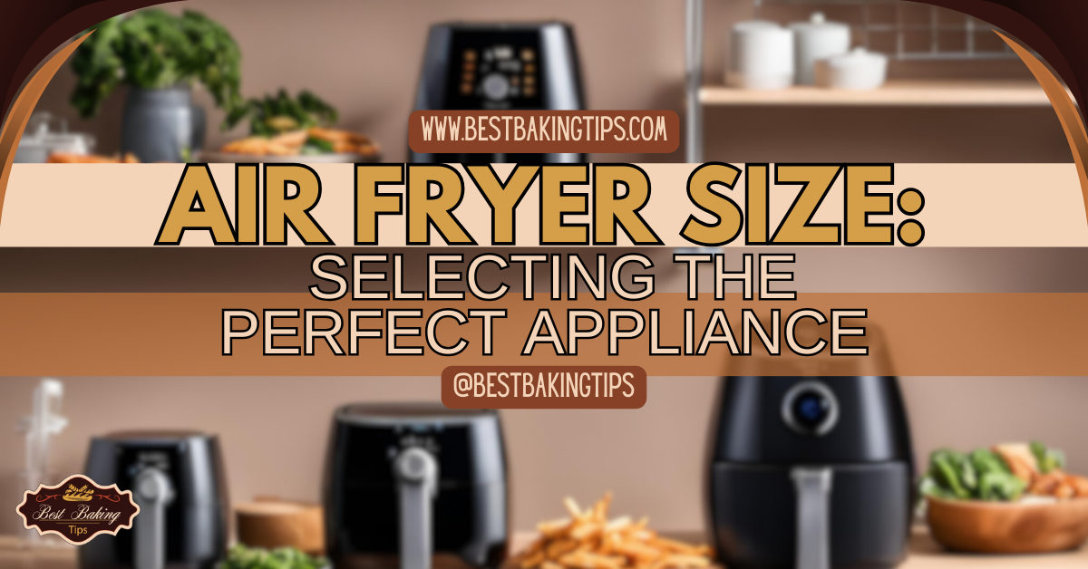 Air Fryer Size: Selecting the Perfect Appliance - Best Baking Tips